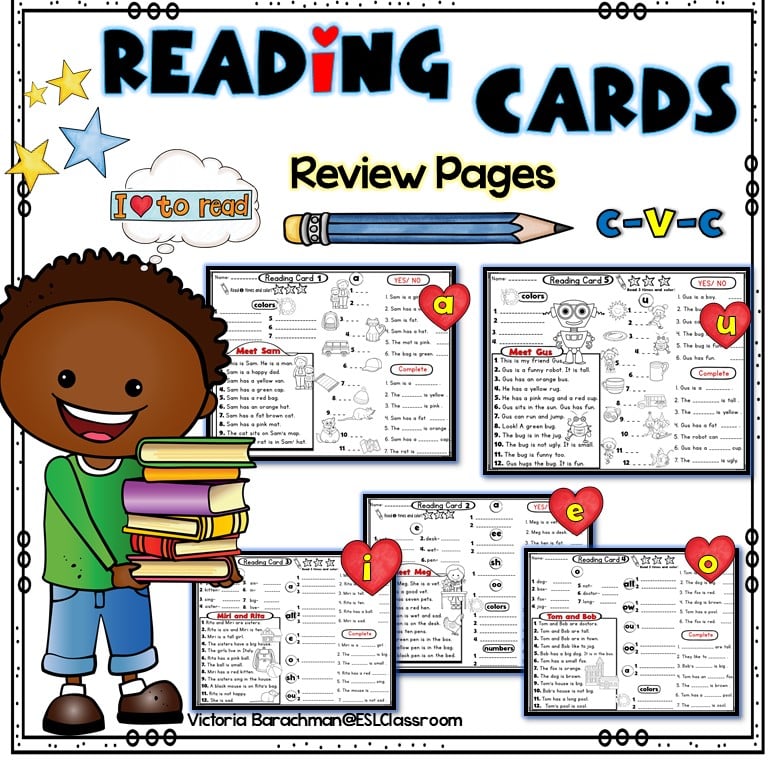 CVC Fluency/ Reading... - Victoria's Worksheets-ESL Classroom | Facebook