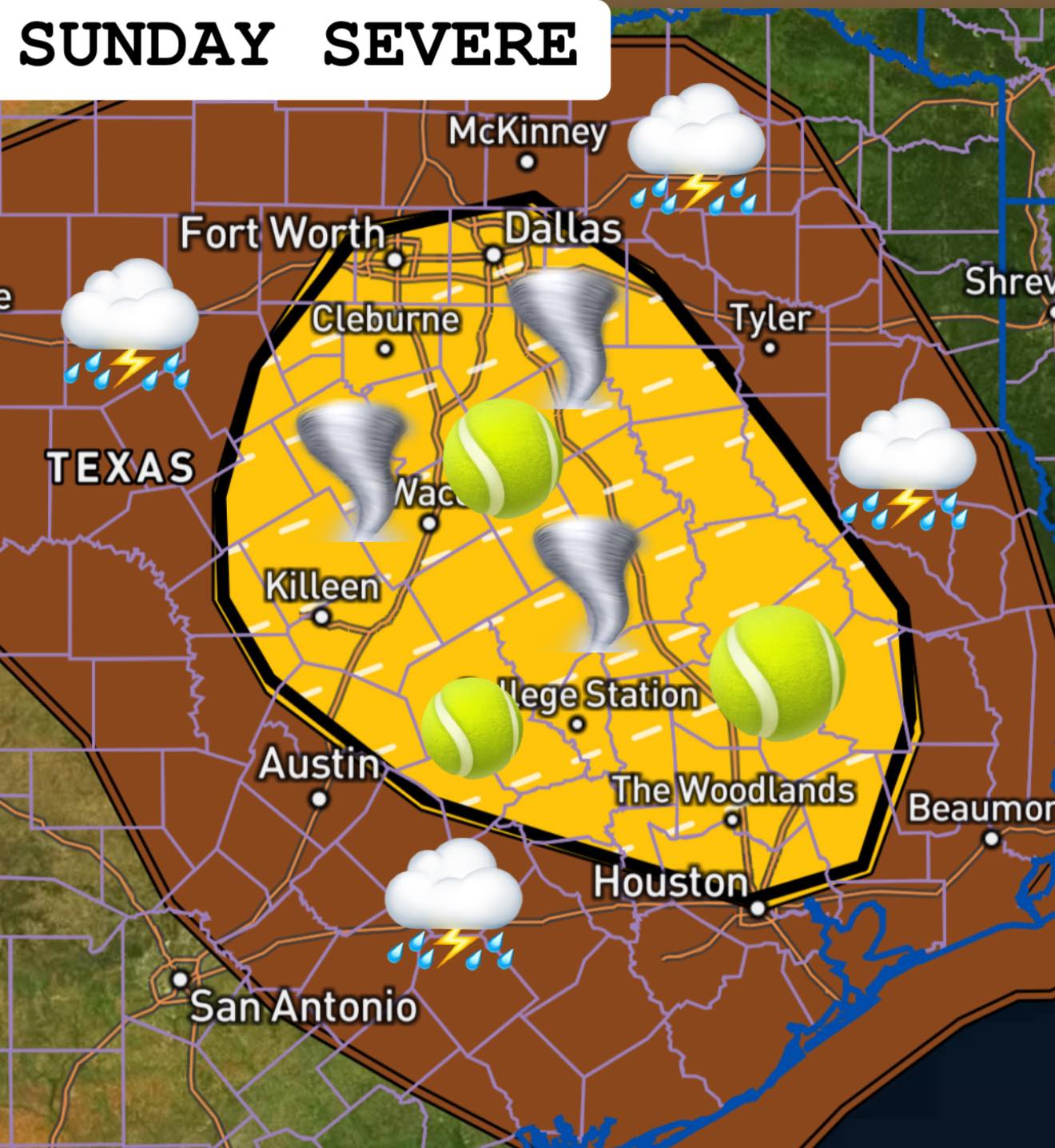 POW - ⚠️ SEVERE WEATHER ALERT – SUNDAY AFTERNOON… The atmosphere ...