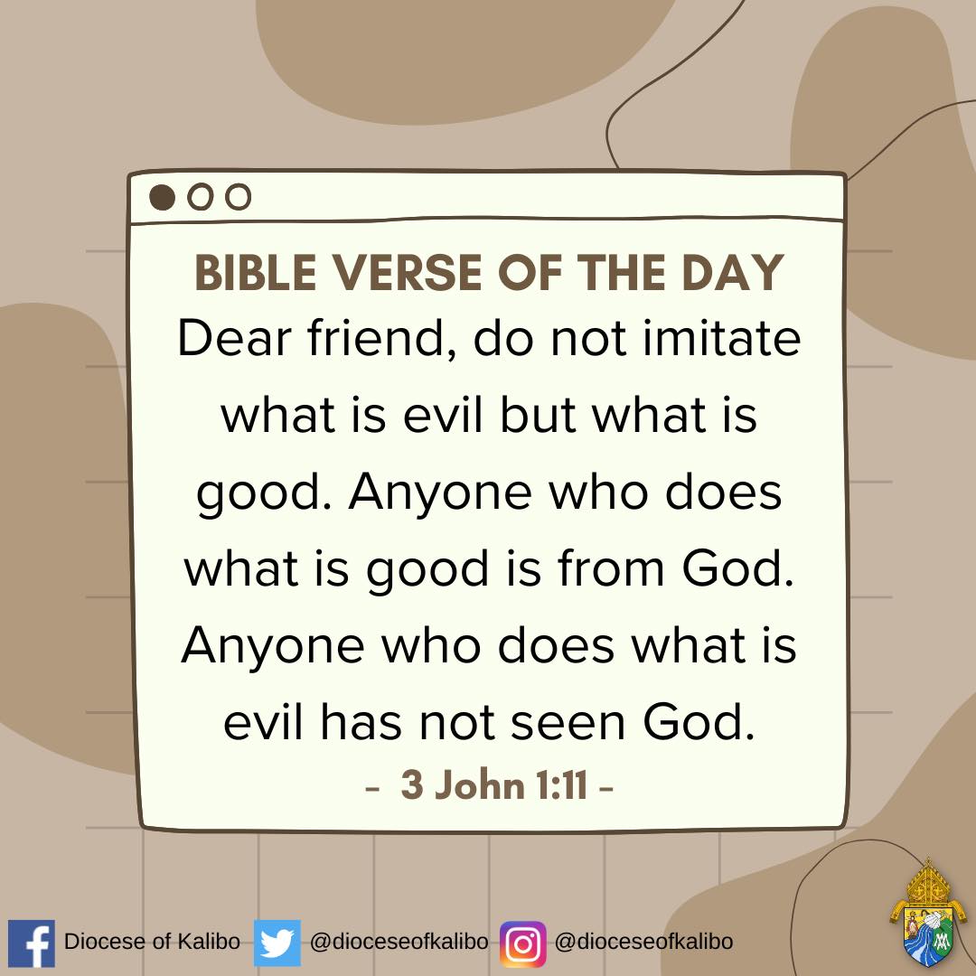 Bible Verse of the Day: November 28,... - Diocese of Kalibo | Facebook