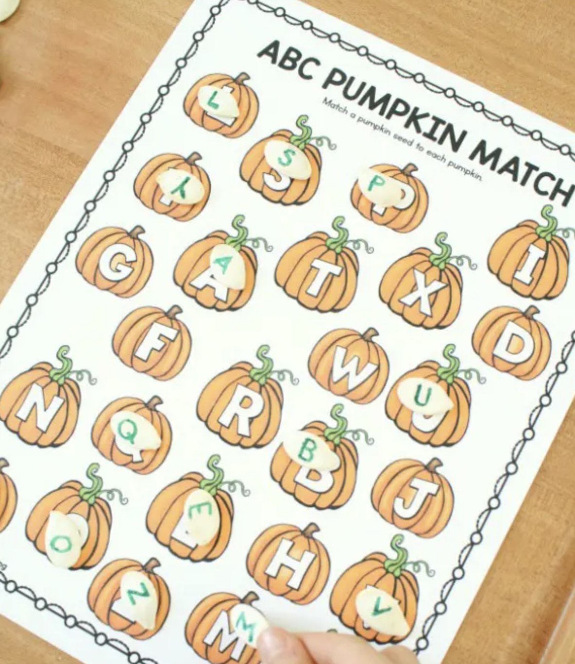 Preschool - Print your pumpkin letter matching mats here: https://www ...