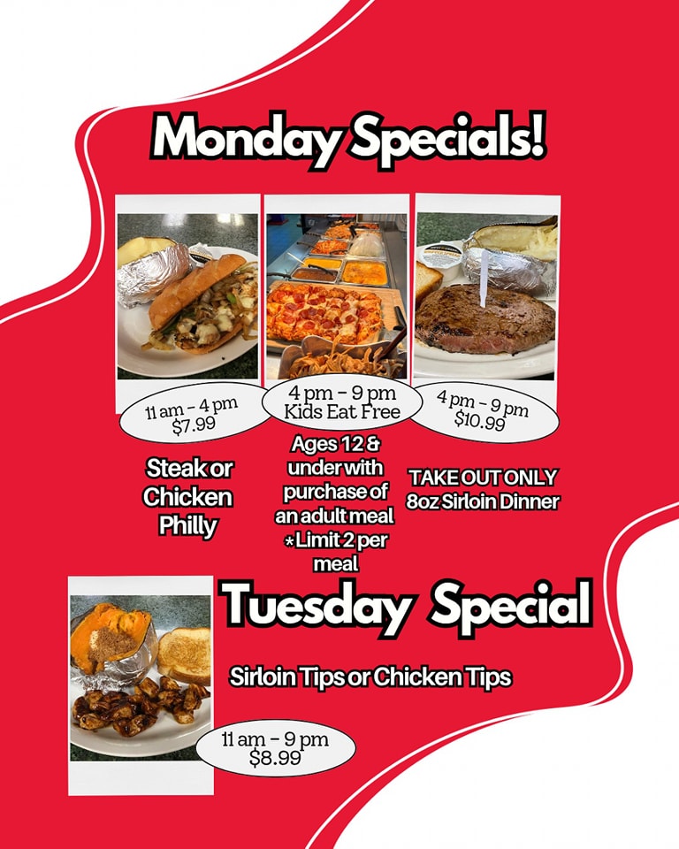 Western - Start the week strong with our Monday specials, then keep it ...