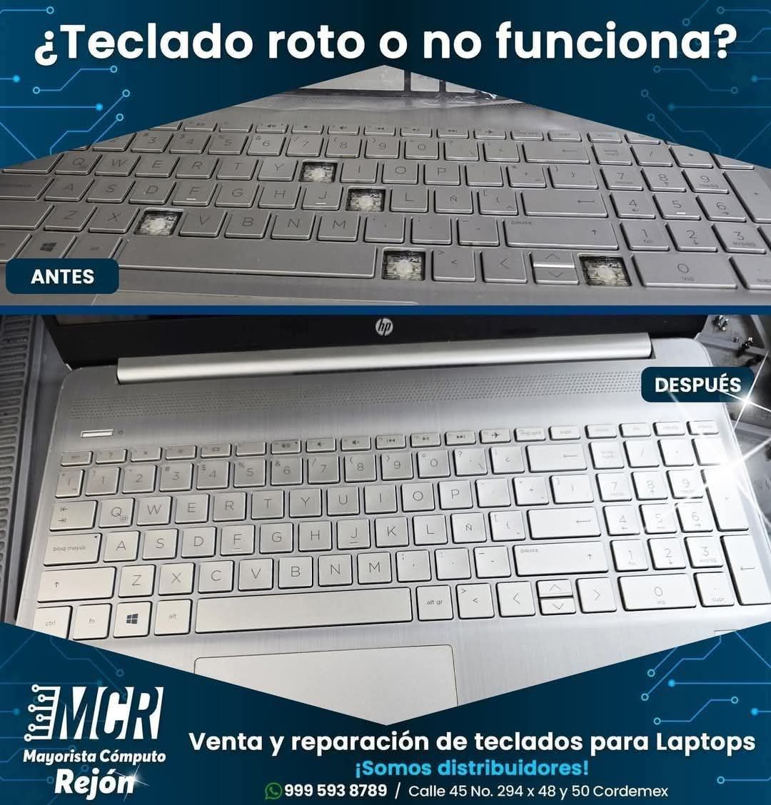 MCR - 🔧💻 ¿Tu teclado dejó de funcionar o le faltan teclas? ¡No te ...