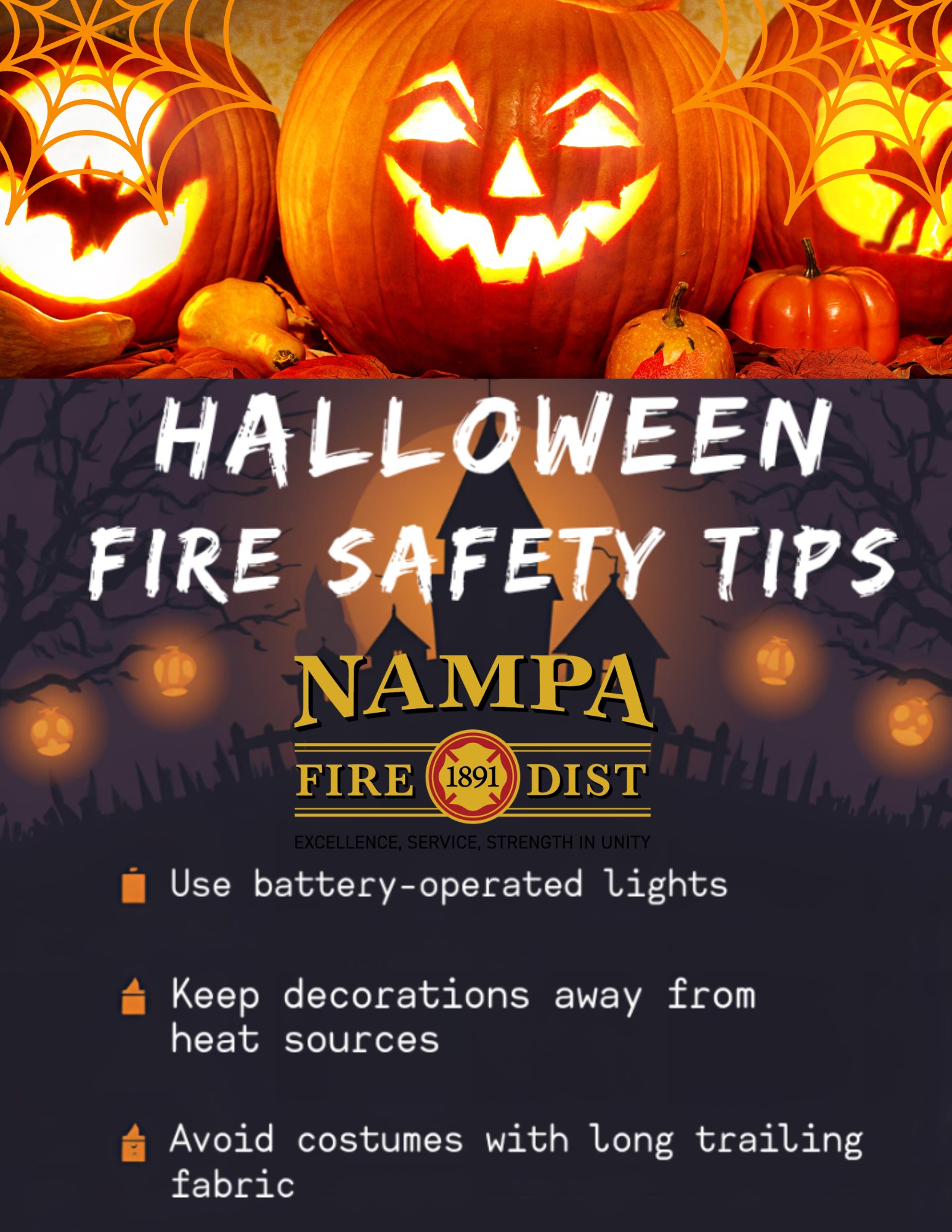 Nampa - Celebrate Halloween safely with these important reminders: 👻 ...
