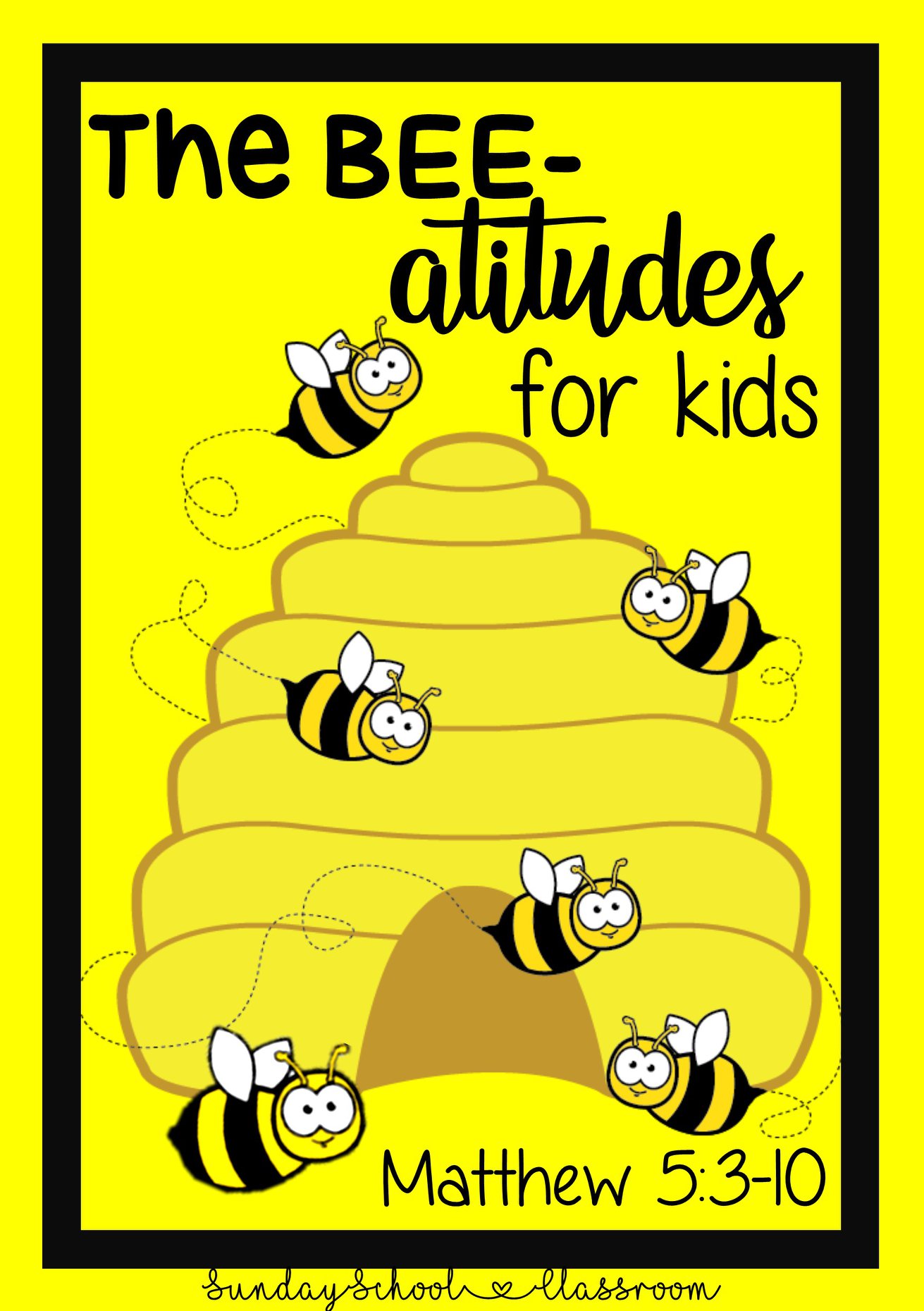 💛🌼🐝🐝The Beatitudes Printable... - Sunday School Classroom