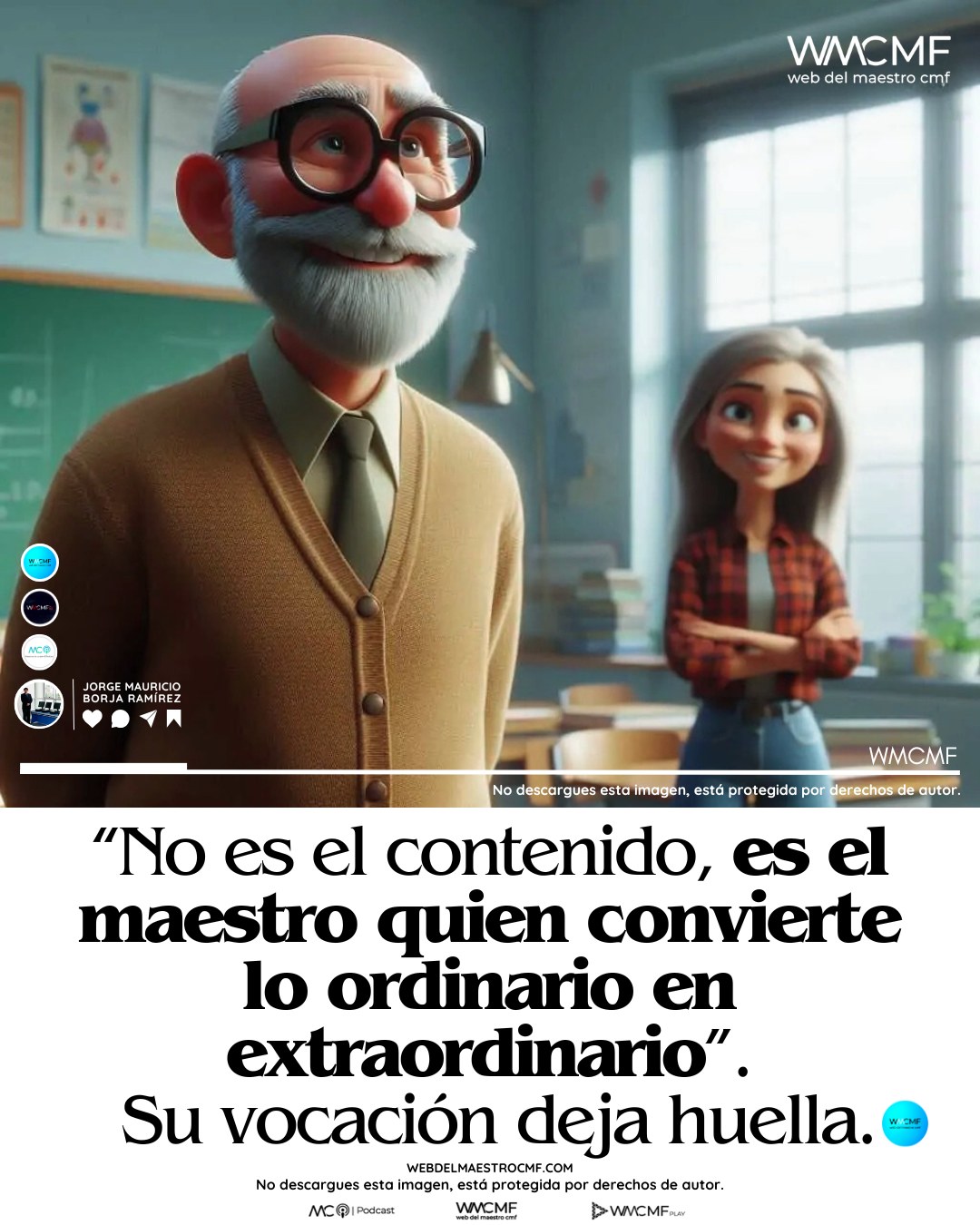 Web - No es el contenido, es el maestro quien convierte lo ordinario en ...