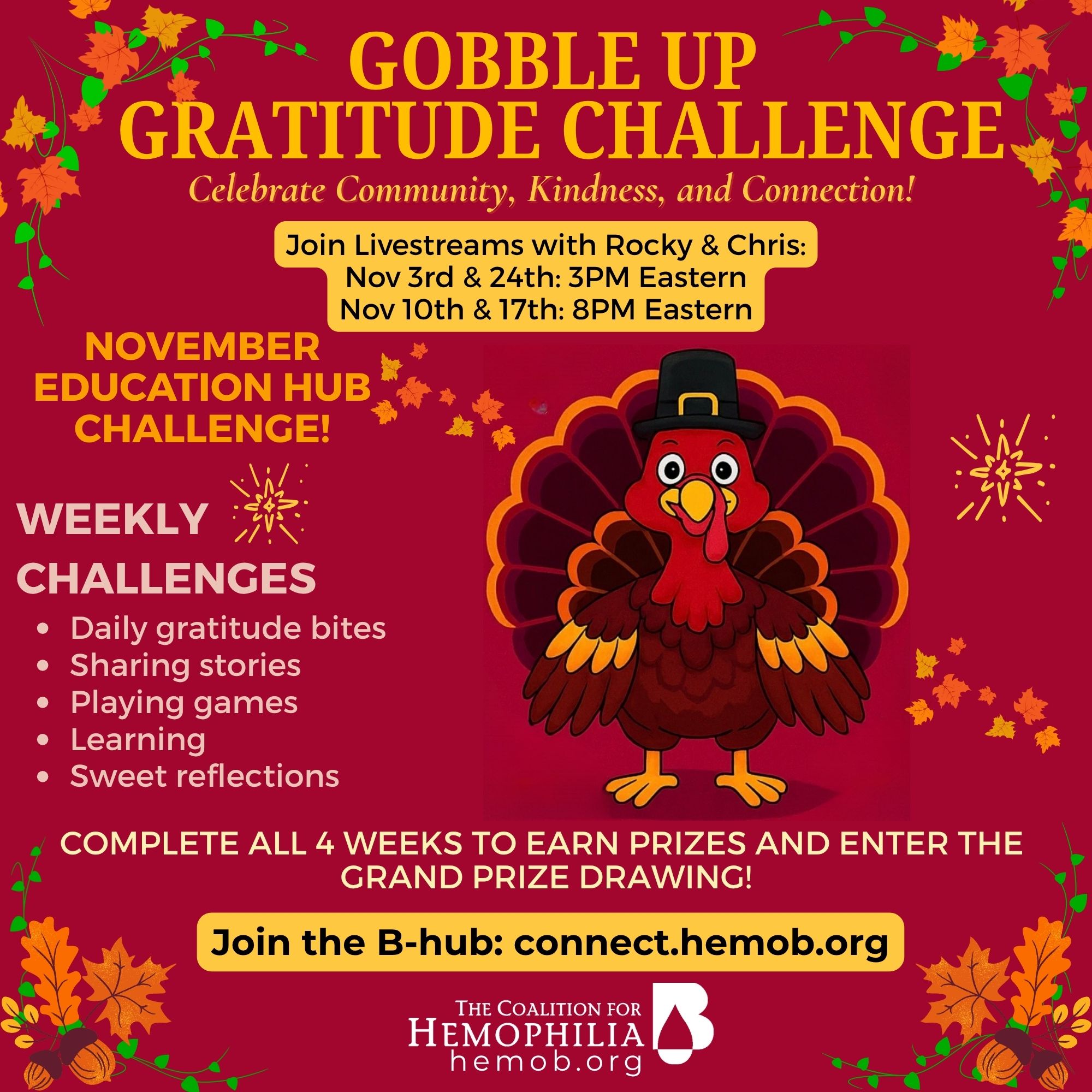 The Coalition - 🦃 See you at 8pm Eastern for the Gobble Up Gratitude ...