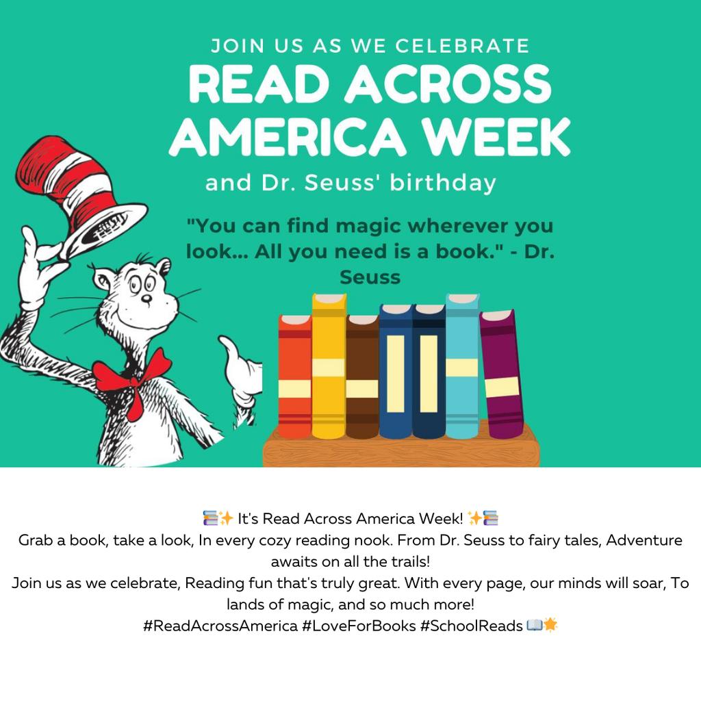 Loudon - 📚 It's Read Across America Week! 📚Grab a book, take a look, In ...