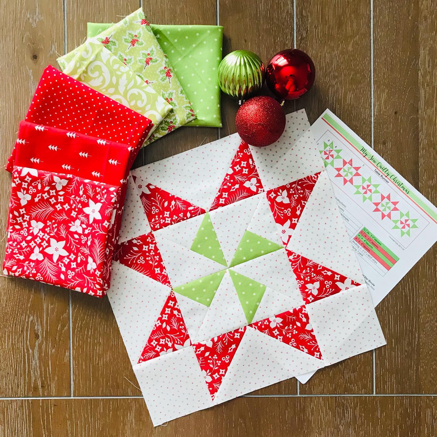 My - Free Pattern Alert! My Sew Quilty Christmas free pattern sneak ...