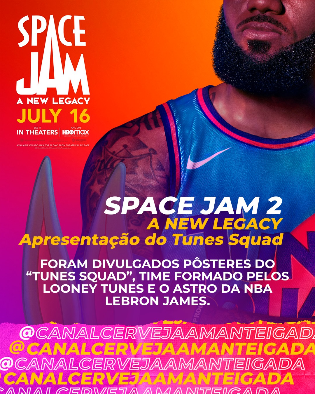 David Moraes - 🏀🛸 SPACE JAM 2 A NEW LEGACY ganha pôsteres...