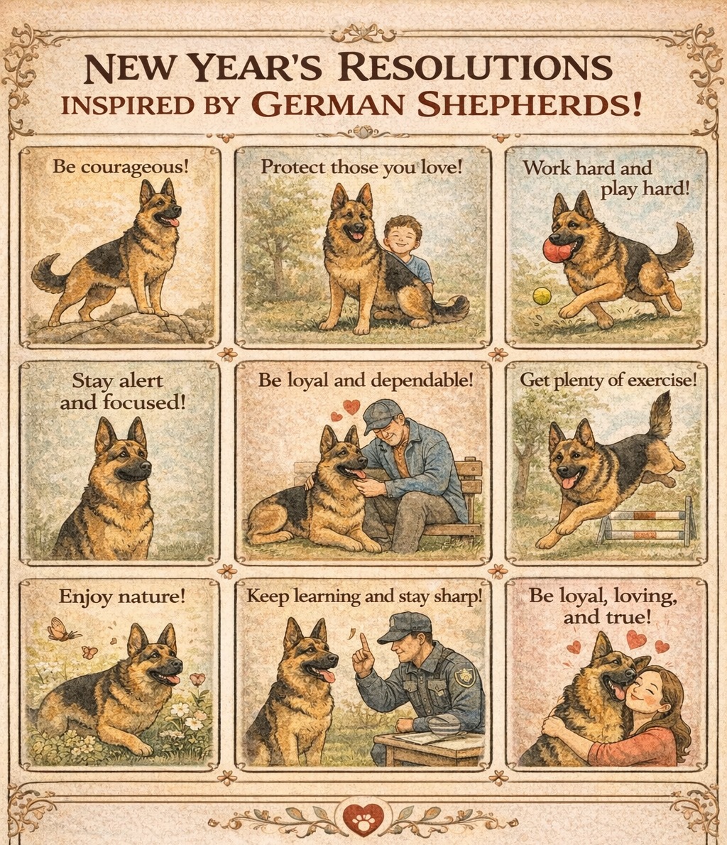 I Love - German Shepherds remind us that strength and kindness can ...