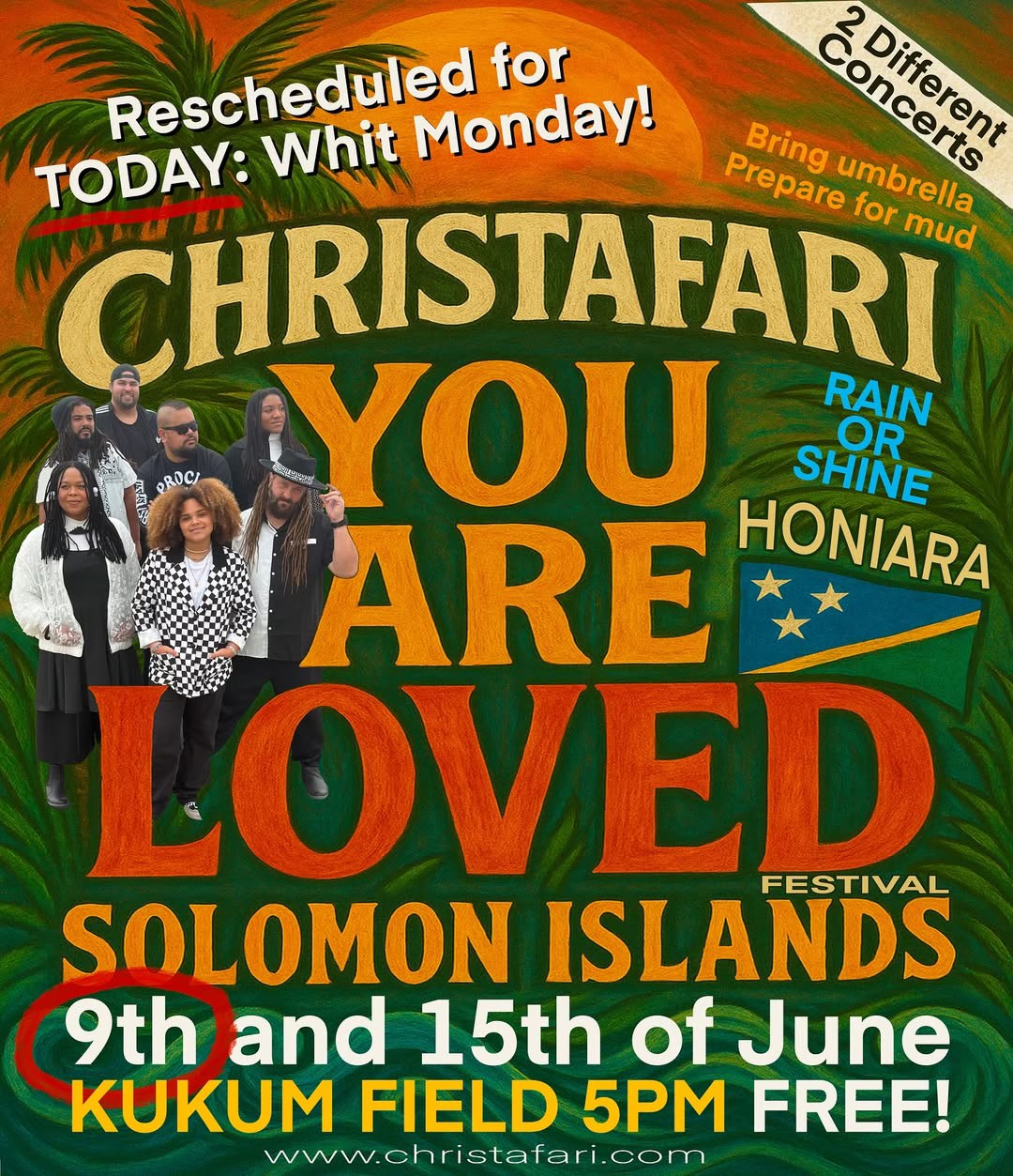 Christafari - It’s ON! ⛈️or☀️🇸🇧@ Kukum Field for a powerful night of ...