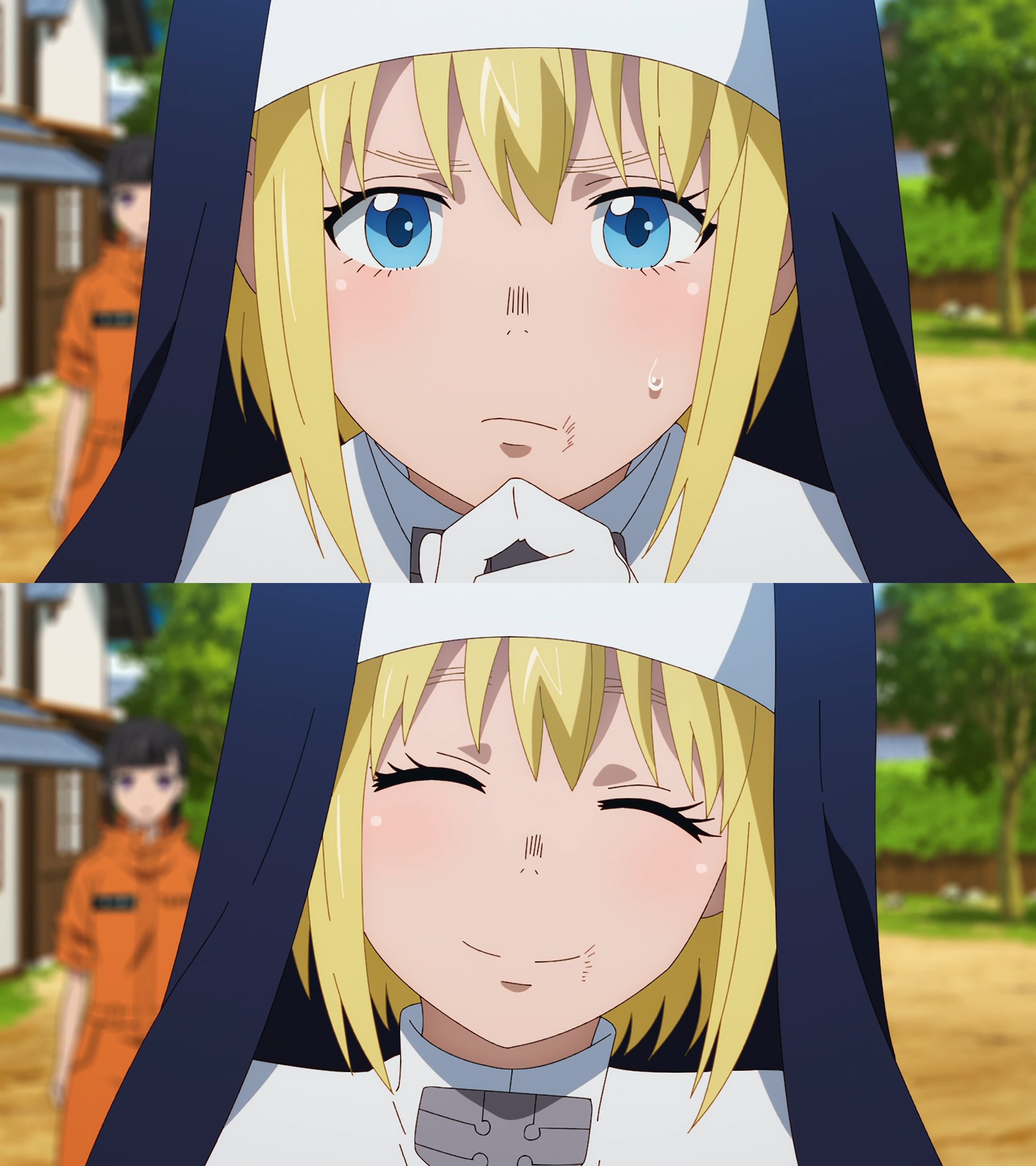 Anime Trending Sister Iris 🙏 Anime Fire Force Season Facebook