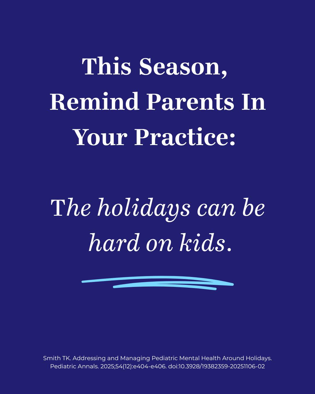 Mount - 🎄 The holidays can turn up the volume on kids’ emotions. A new ...