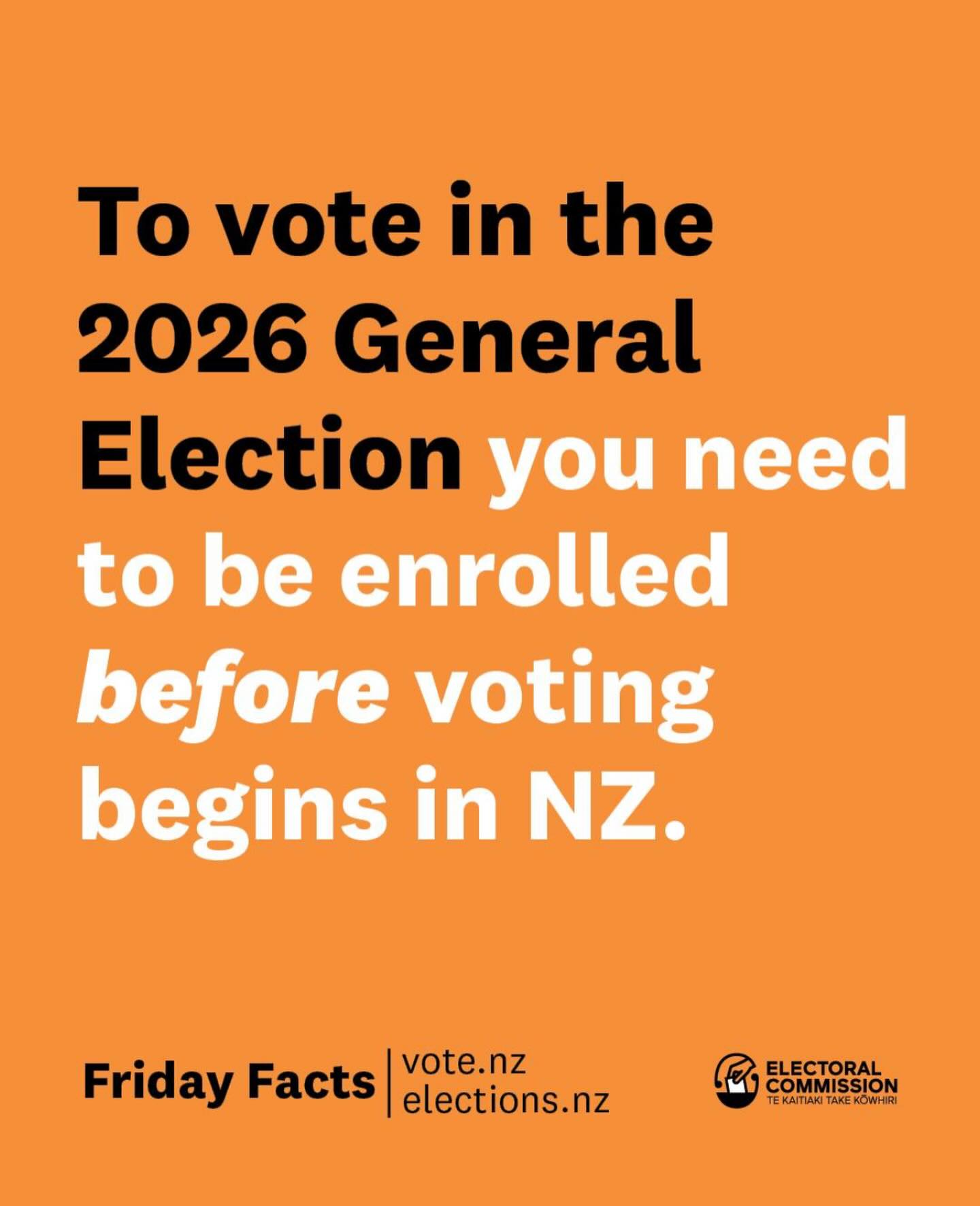 An early heads up that the date for the 2026 New Zealand General ...