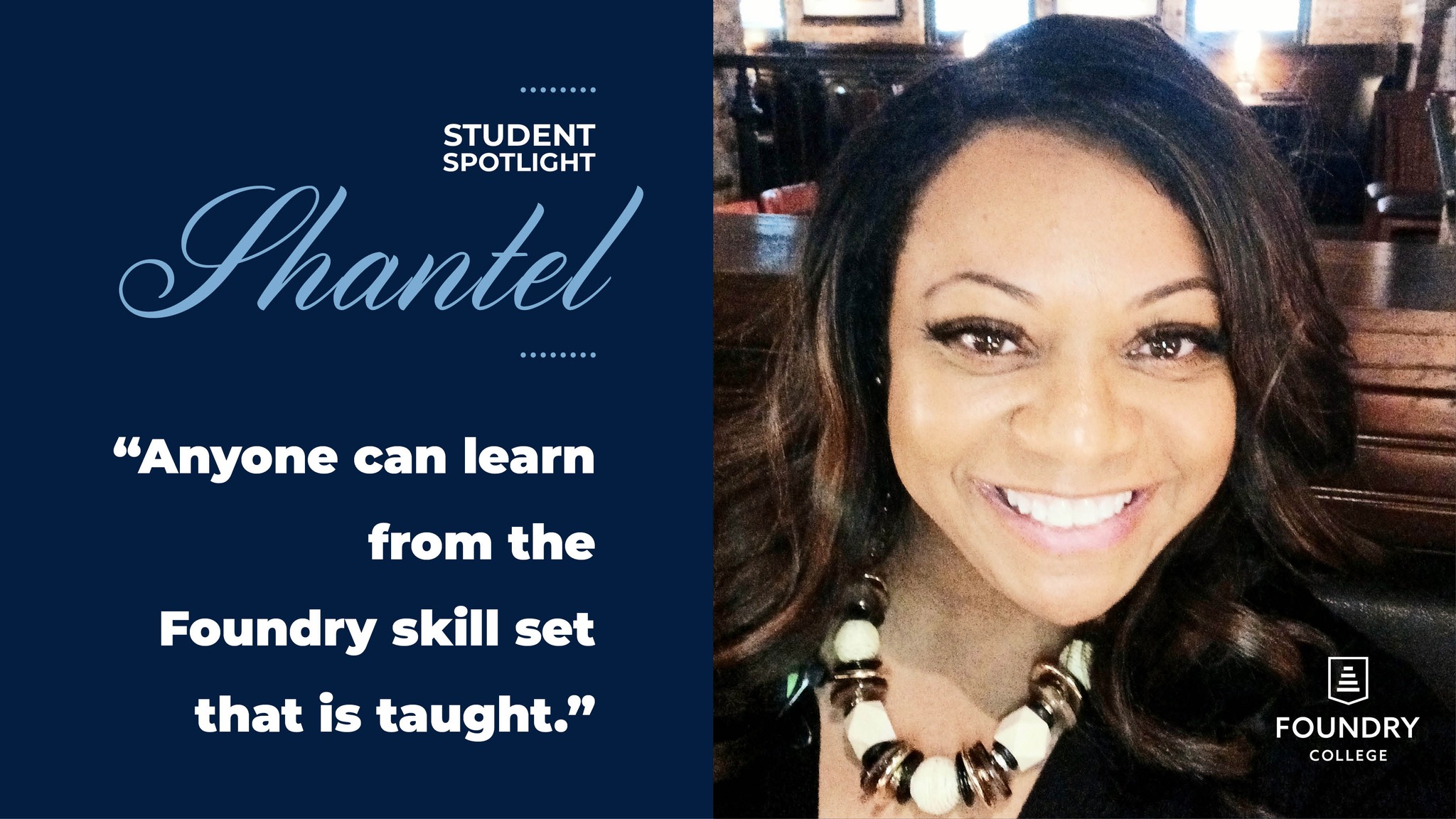 Foundry College “my Experience At Foundry Was So