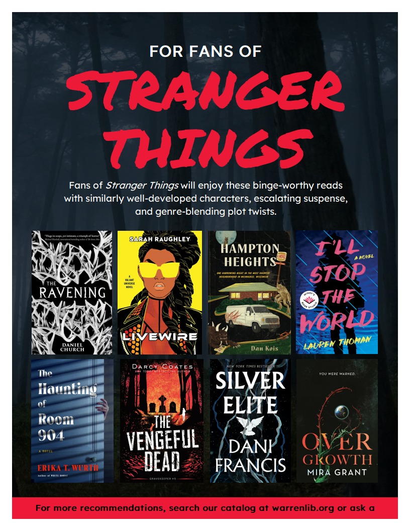📚 Fans of Stranger Things... - Warren County Library System | Facebook