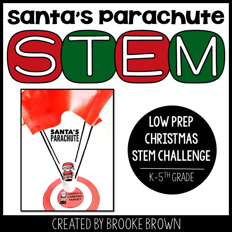 Teach - Santa's Parachute STEM is always a BIG hit in December! 🎅 🎅 🎅 ...