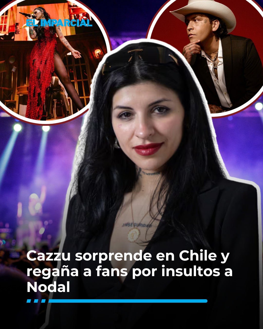 El 🎤🔥 Cazzu Sorprende Con Cover Y Regaña A Sus Fans En Chile Durante