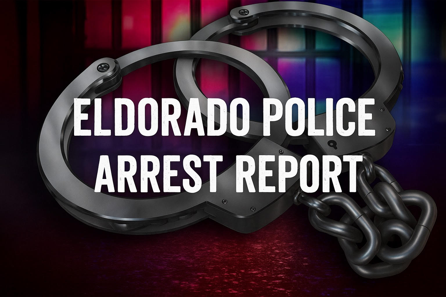 Eldorado Eldorado Arrest Report For 11 28 2025 12 12 2025 Zackery T