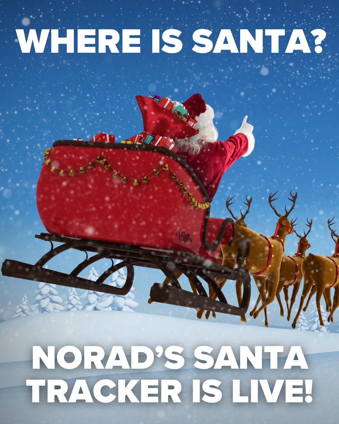 WFMY - SANTA'S ON THE MOVE! 🎅 Follow his journey around the world ...