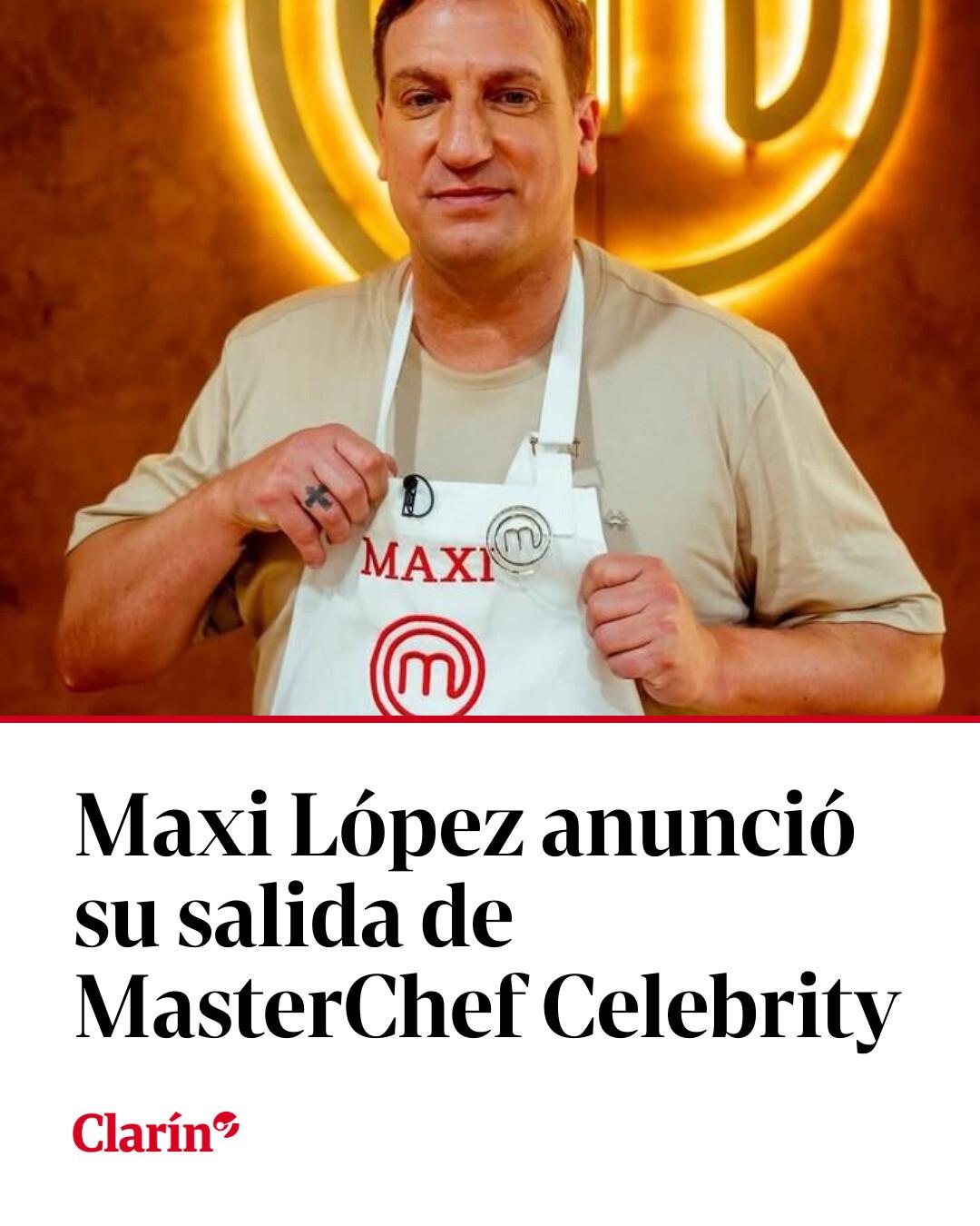 Clarín Maxi López Deja Masterchef Para Acompañar A Su Esposa En Suiza 2489