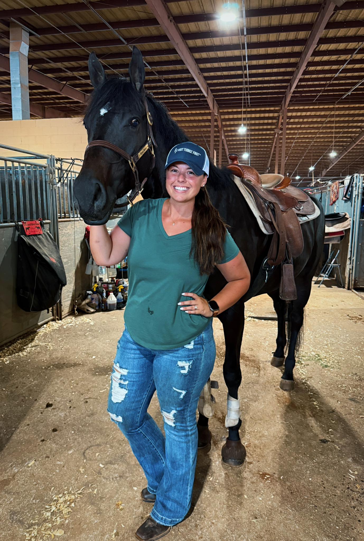 Katie Guess Who I Got To Ride Today🥹😍🐴🖤 Facebook