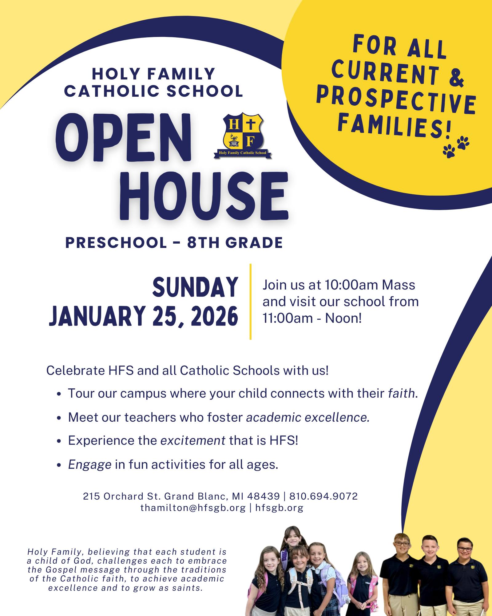 Church - We’re excited to invite all current and prospective families ...