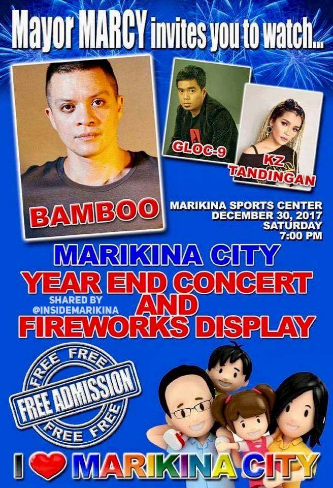 Inside Through The Years Marikina City Year End Concert And 6486