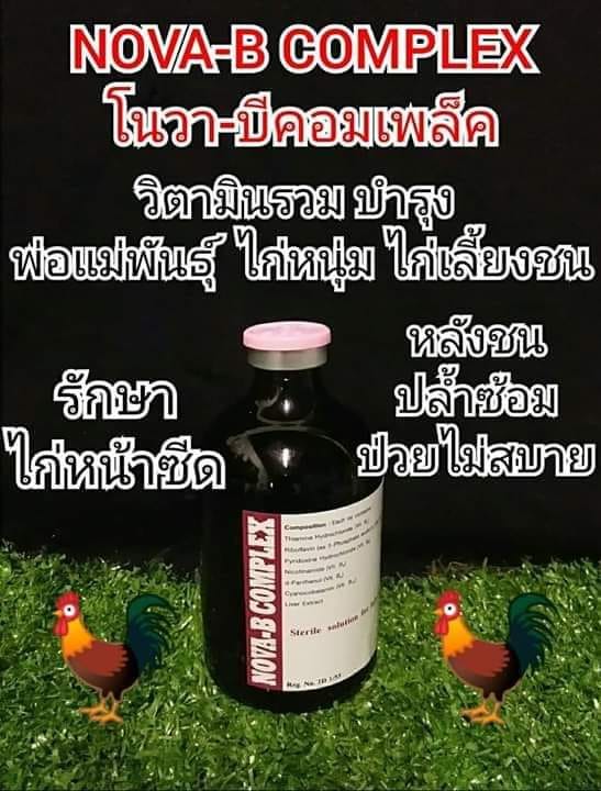 👉💉🐓 Nova B Complex โนวา บี ยารักษาโรคหวัดไก่ ยาบำรุงไก่ Facebook