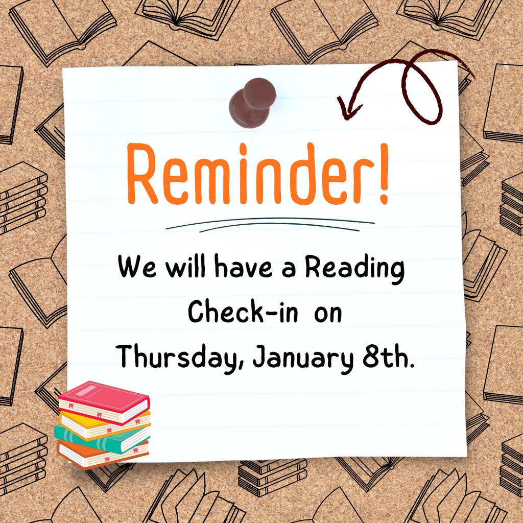 📖 REMINDER: Reading Check-In Thursday!... - Cape Fear Middle | Facebook