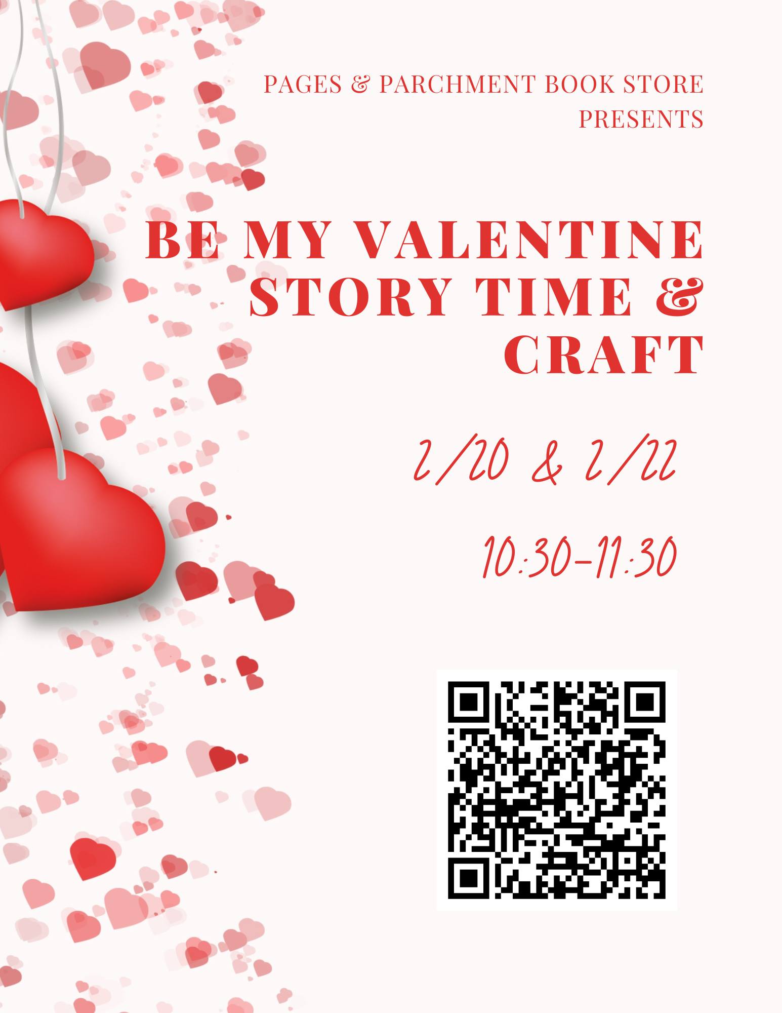 Valentines Day Story Time & Craft