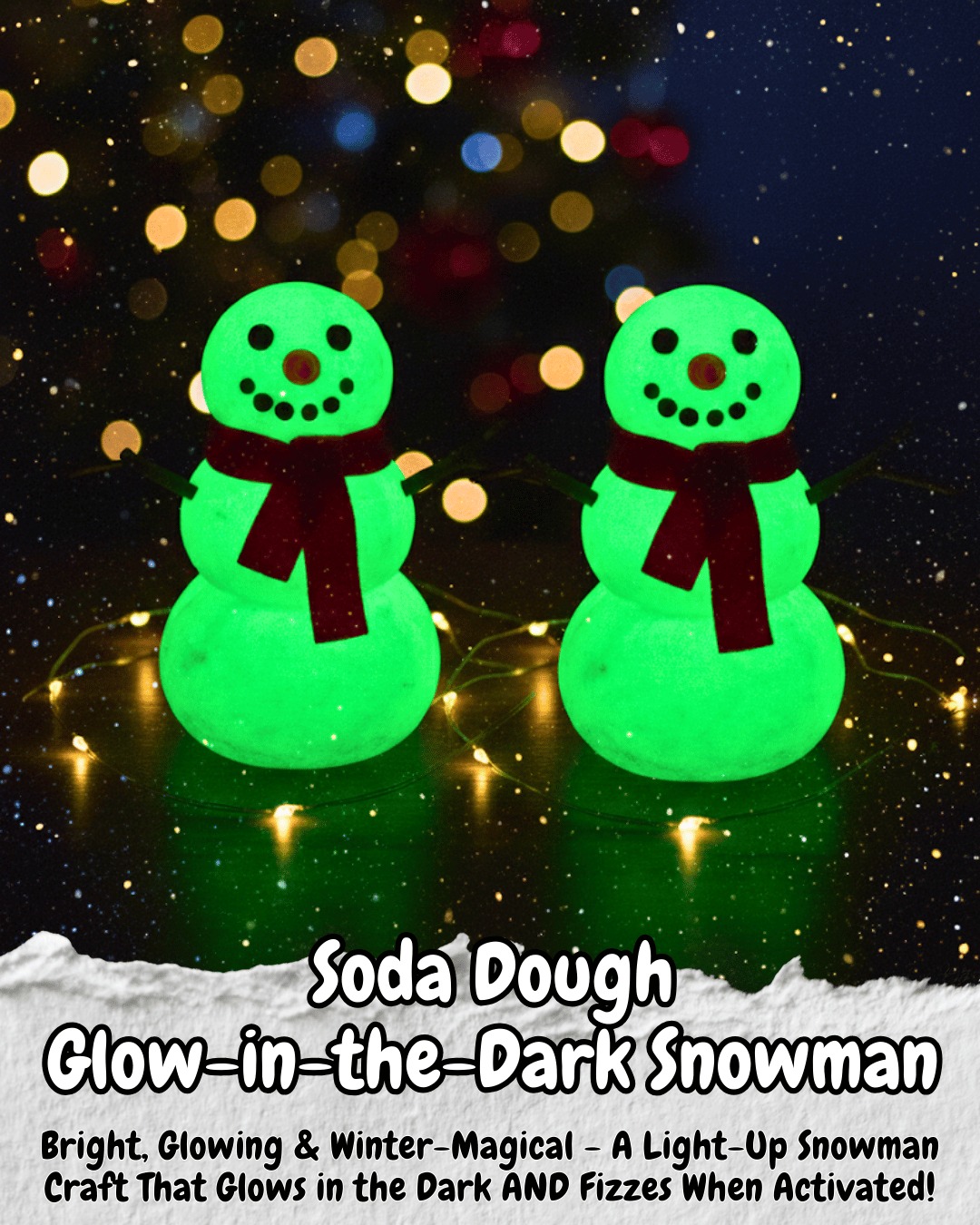 One - Soda Dough Glow-in-the-Dark Snowman is the perfect blend of ...