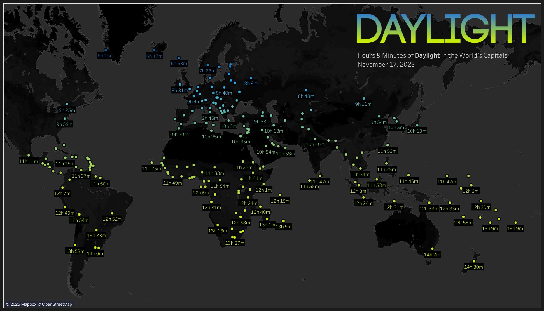 Tableau - This #VizOfTheDay by Zach Bowders, part of the ...