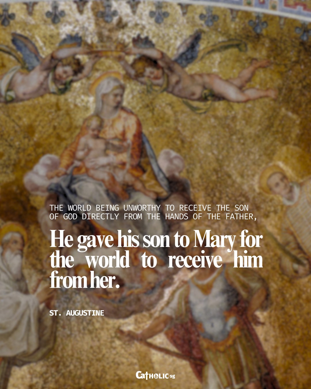 Roman - Today we honour Mary, Mother of God, and the saints remind us ...