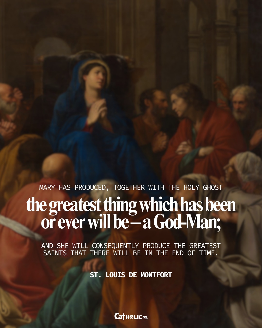 Roman - Today we honour Mary, Mother of God, and the saints remind us ...