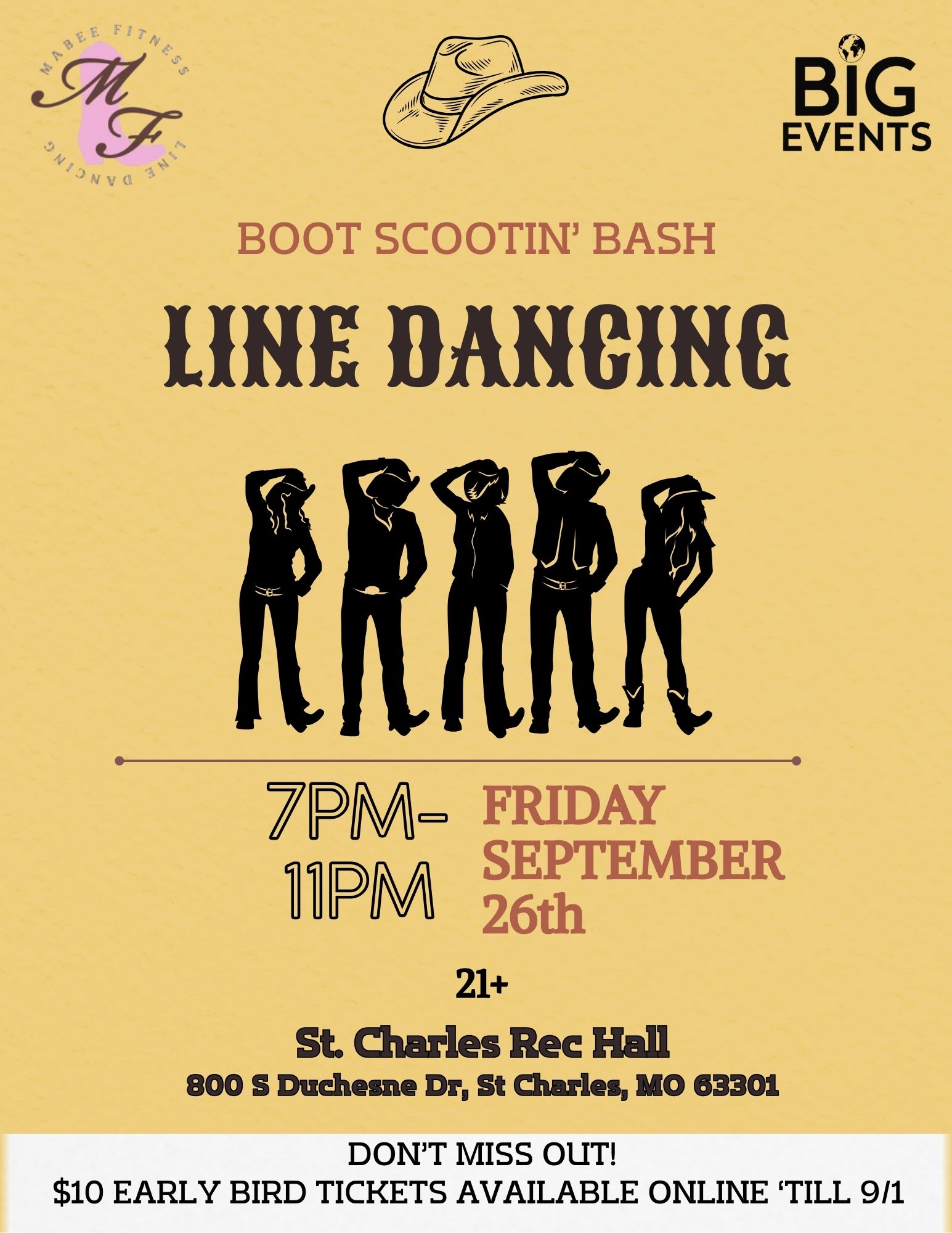 Boot Scootin Bash At The Rec Hall