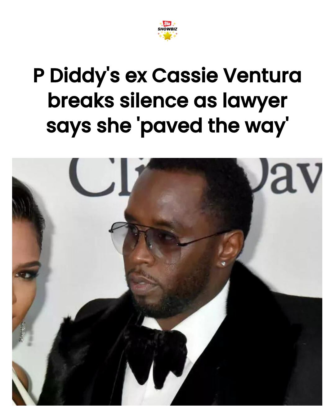 P Diddys Ex Girlfriend Cassie Daily Star Showbiz Facebook