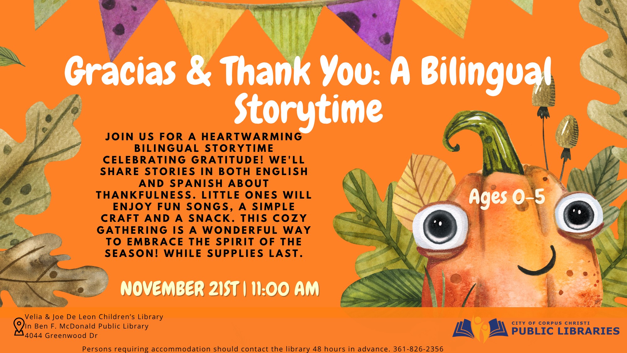 Gracias & Thank You: A Bilingual Storytime