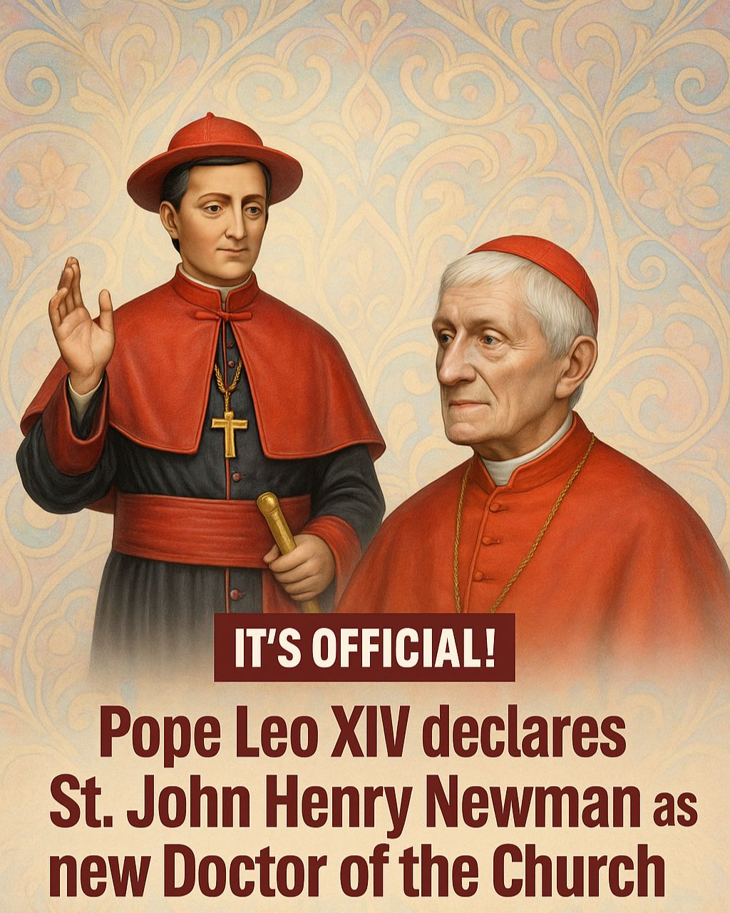 The Divine - IT'S OFFICIAL: POPE LEO XIV DECLARES ST. JOHN HENRY NEWMAN ...