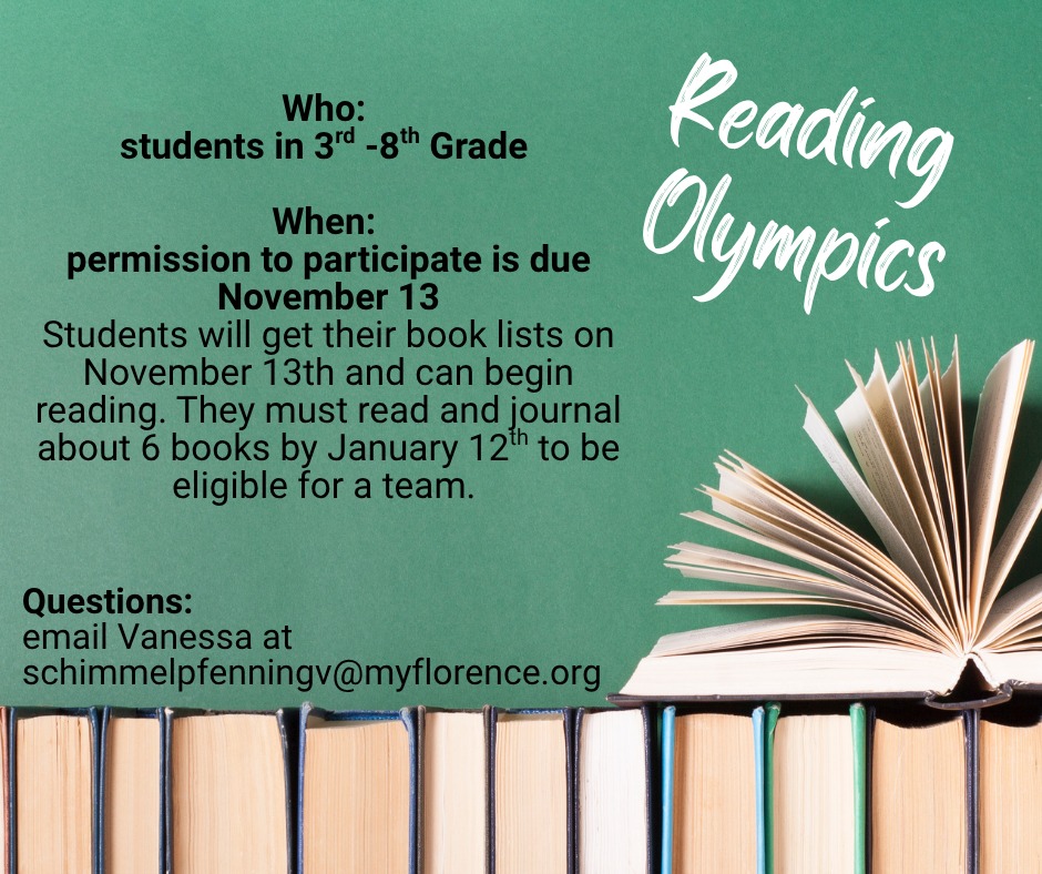 📚💚 READING OLYMPICS... - Florence County School District | Facebook
