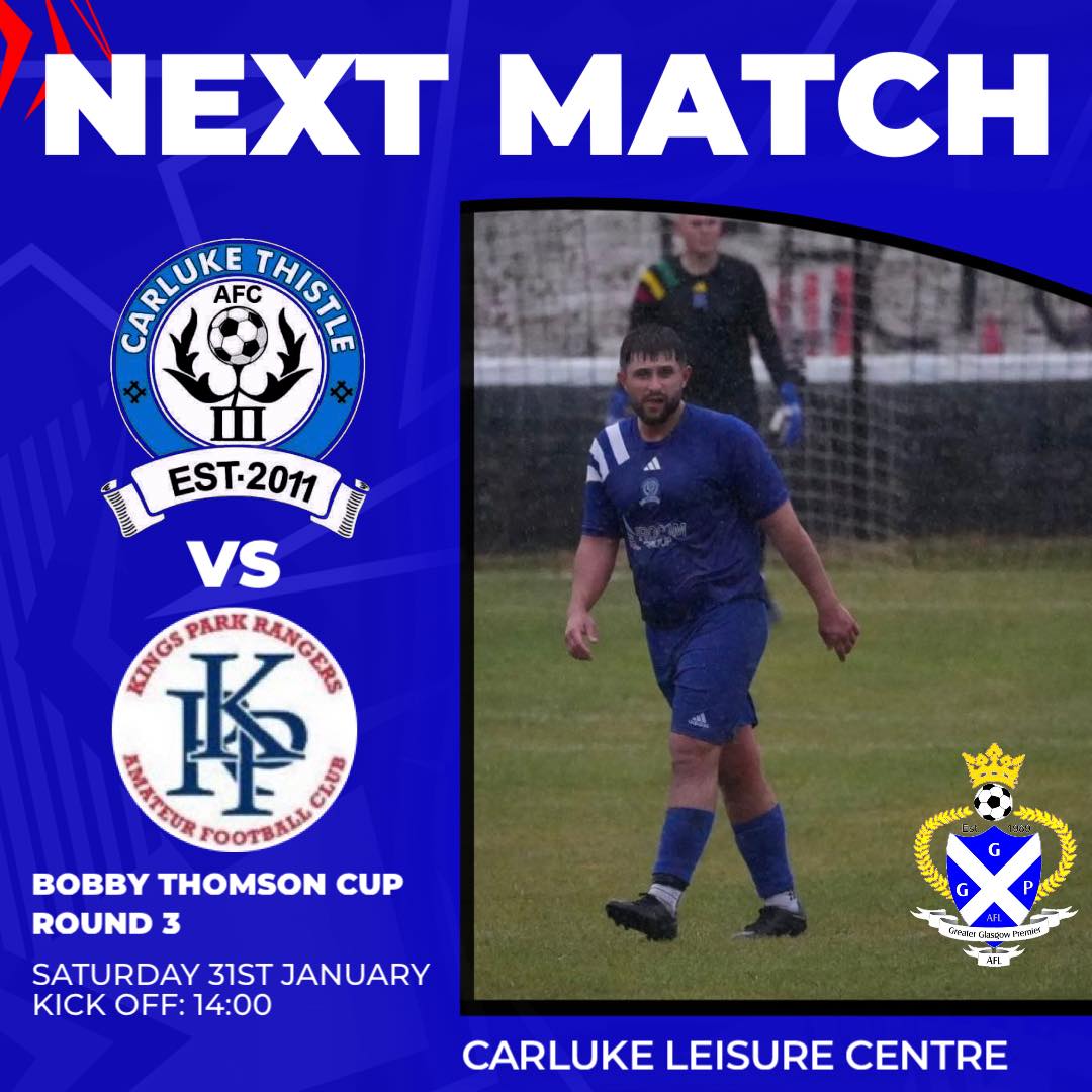 •next Match• 🏆 Ggpafl Bobby Thomson Carluke Thistle Afc Facebook