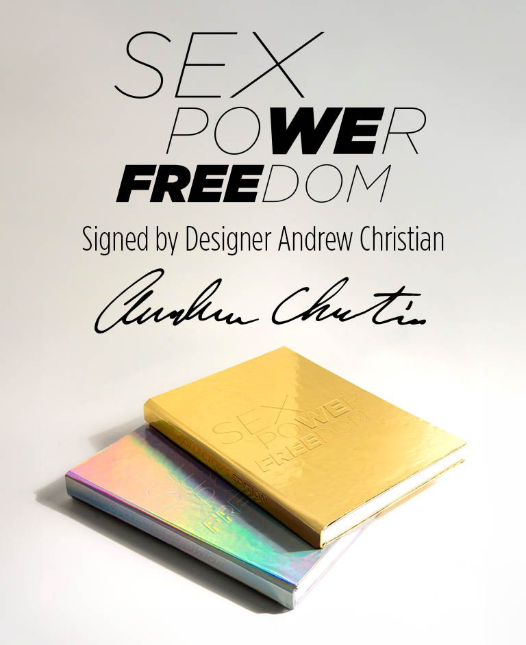 Andrew Sex Power Freedom A Limited Edition Photo Book Signed By Designer Andrew Christian Buy