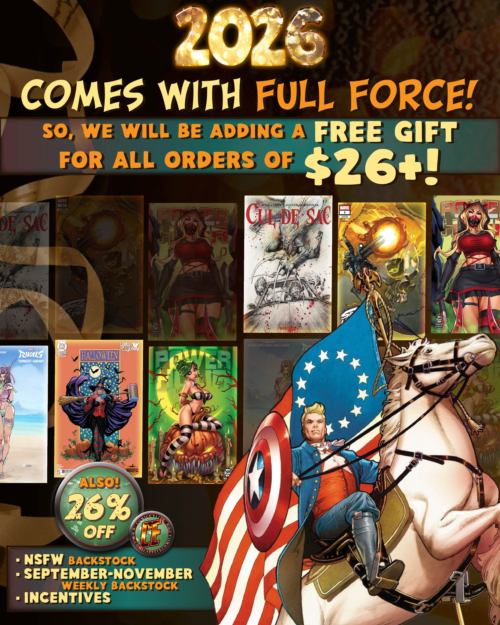 Comics - 2026 COMES WITH FULL FORCE 💥 We’re closing out the year with ...