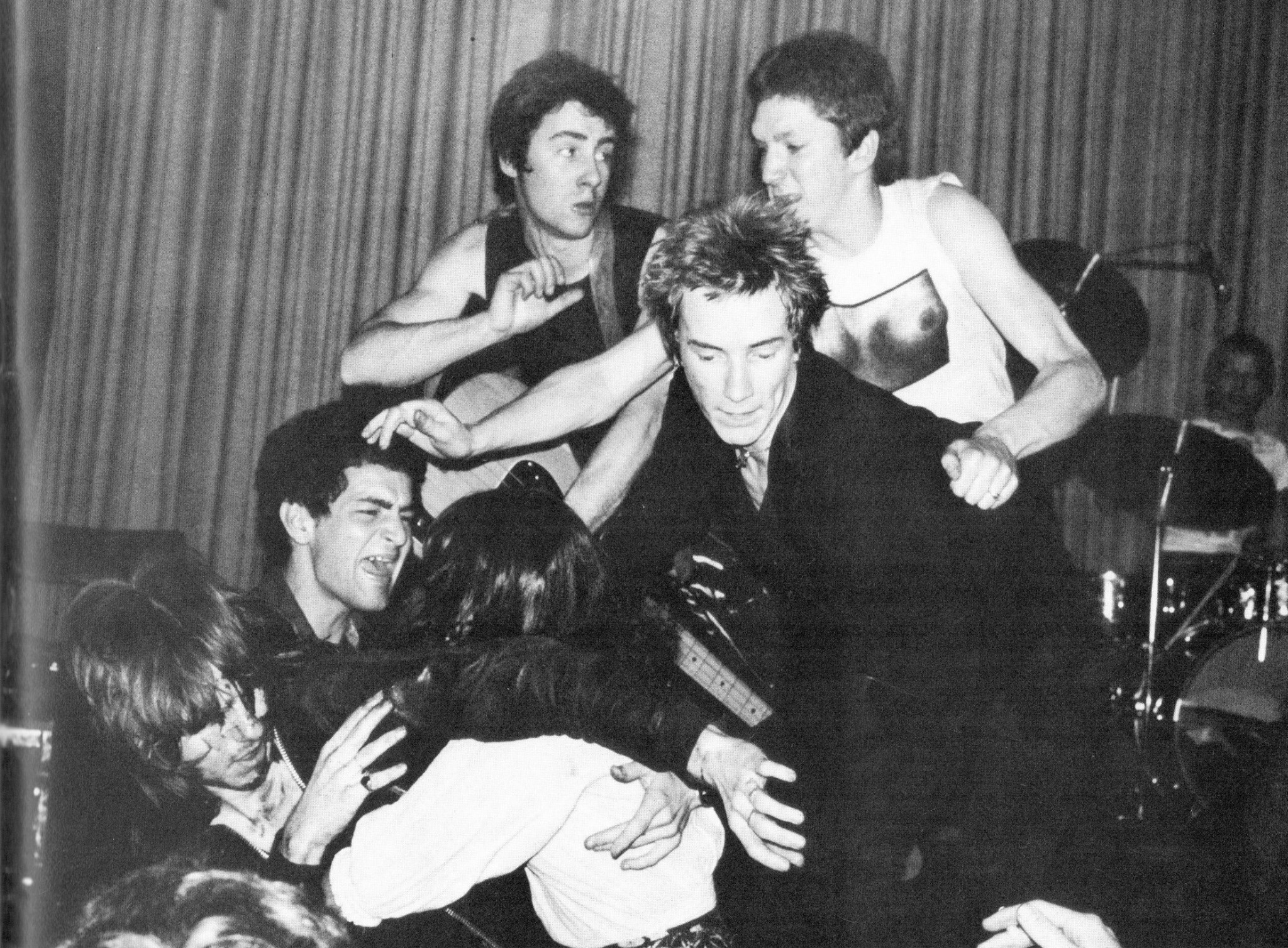 Sex Pistols Photo Archive 3rd December 1977 With George X Gary Glitter Concert Rainbow
