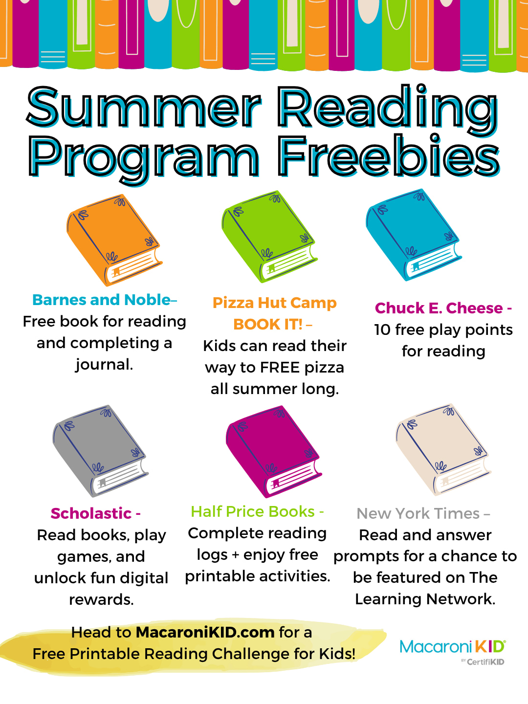 Macaroni - 🎉 Free stuff for reading?! Grab our FREE Summer Reading ...