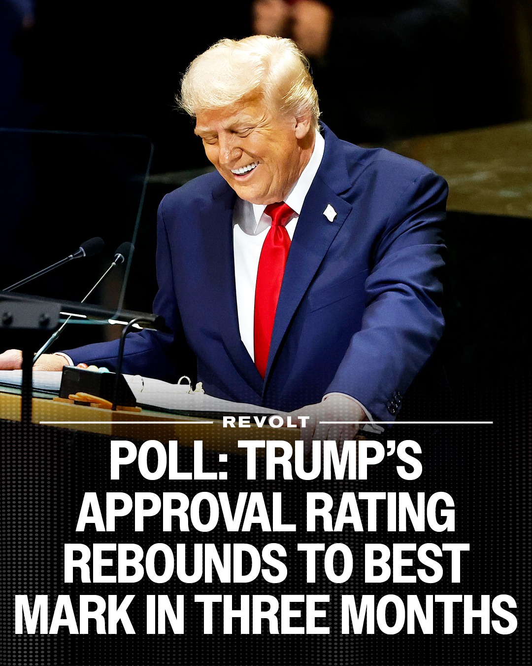 REVOLT - President Donald Trump saw a small bump in his... | Facebook