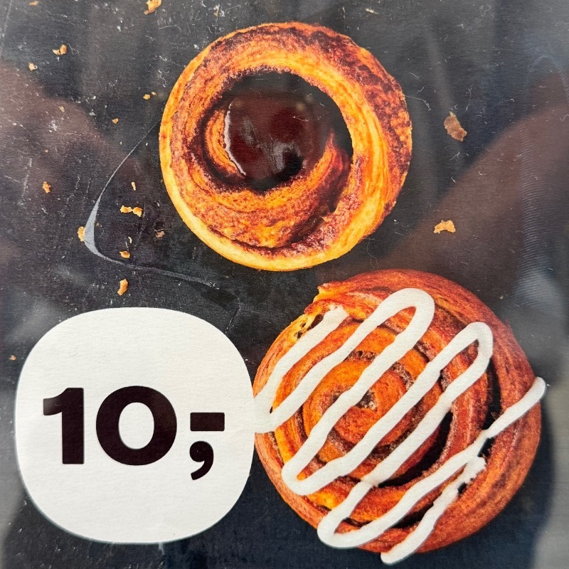 Fensmark Onsdagssnegle 🥨🥨dagens Kage😋 🥨🥨onsdagssnegle 🥨🥨pr Stk Kr