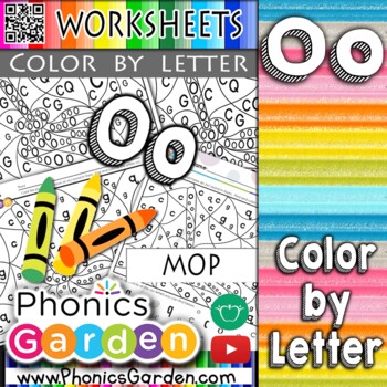 Phonics - These entertaining letter / o / color by letter worksheets ...