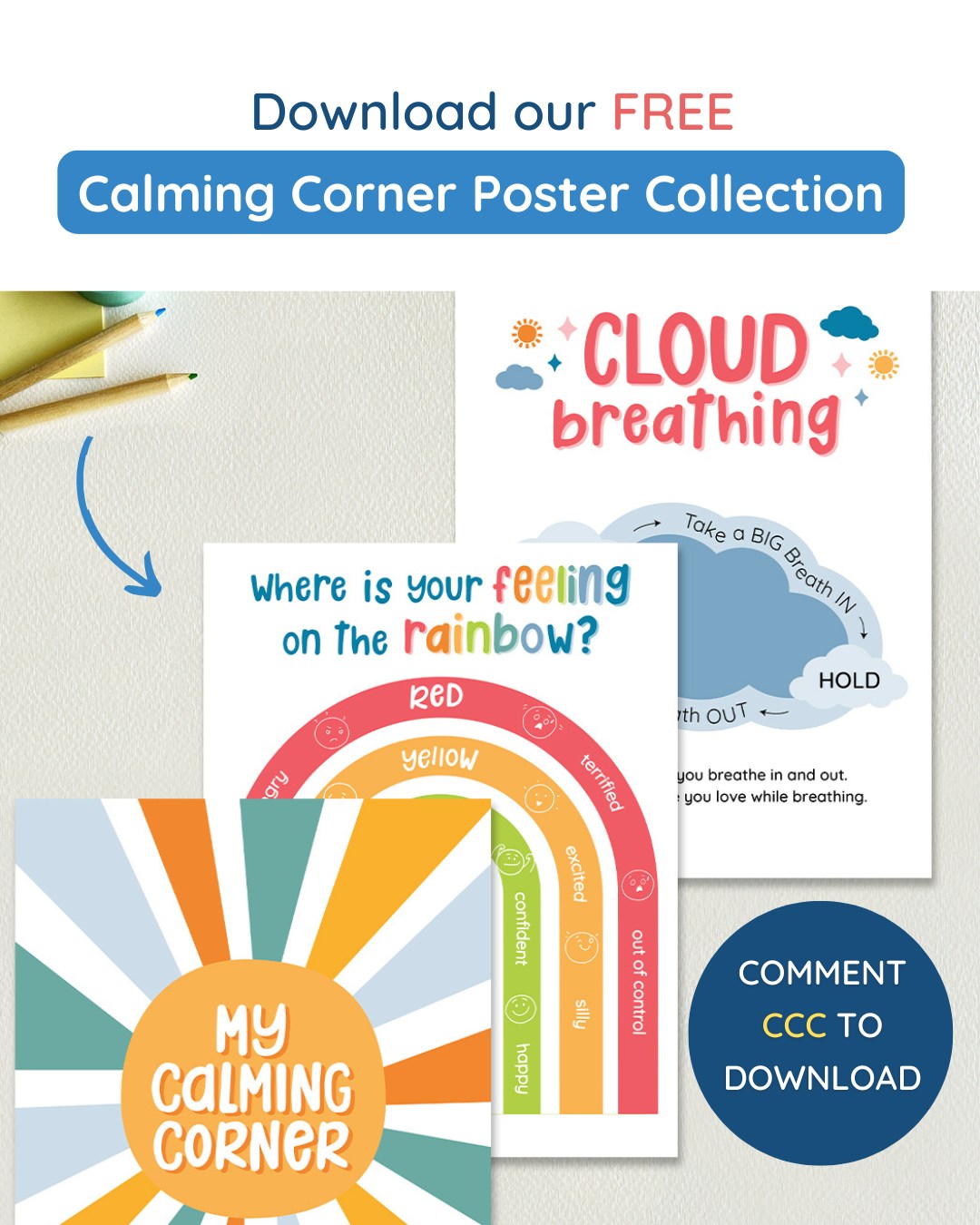 Big - Comment CCC👇 to get our FREE printable: Calming Corner Collection ...