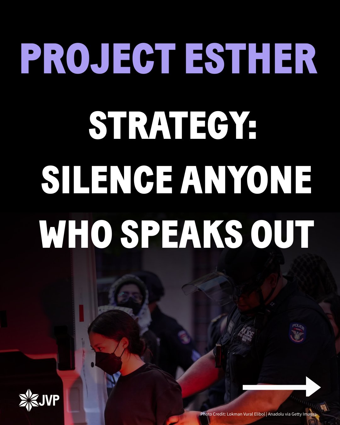 Project Esther, the right wing... - Jewish Voice for Peace | Facebook